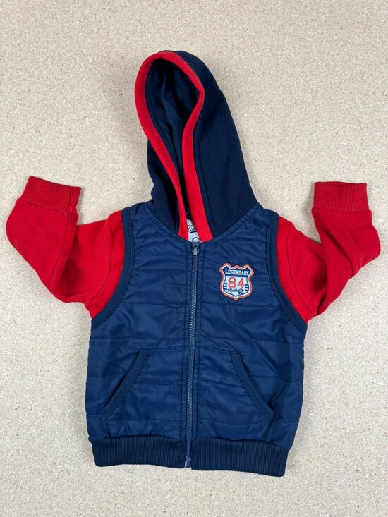 Jackets & Coats | Huntington Bc Toddler Boy 2t Jacket Navy Blue Red ...